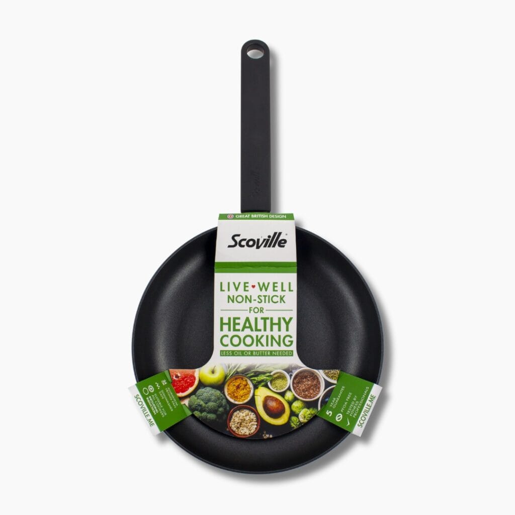 Scoville Live Well 24cm Frying Pan - Stainless Steel Pan